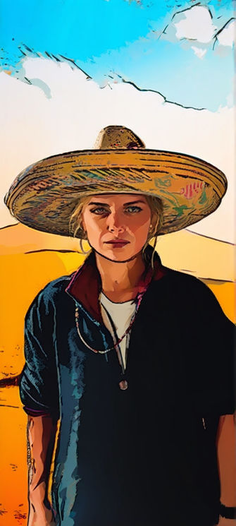 Blonde woman by Ilya Margulis - Playground