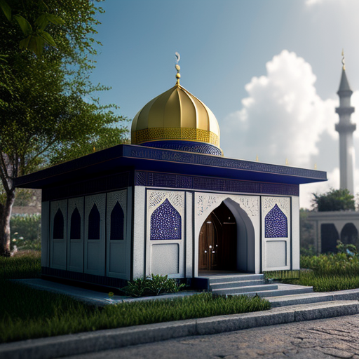 Small mosque. ultra realistic by Ivan Evsyakov - Playground