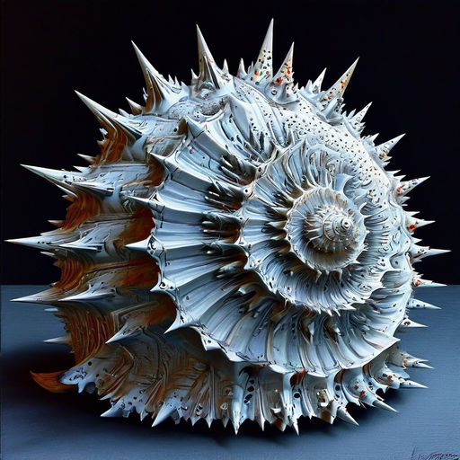 Spikey shell drawing by renay j - Playground