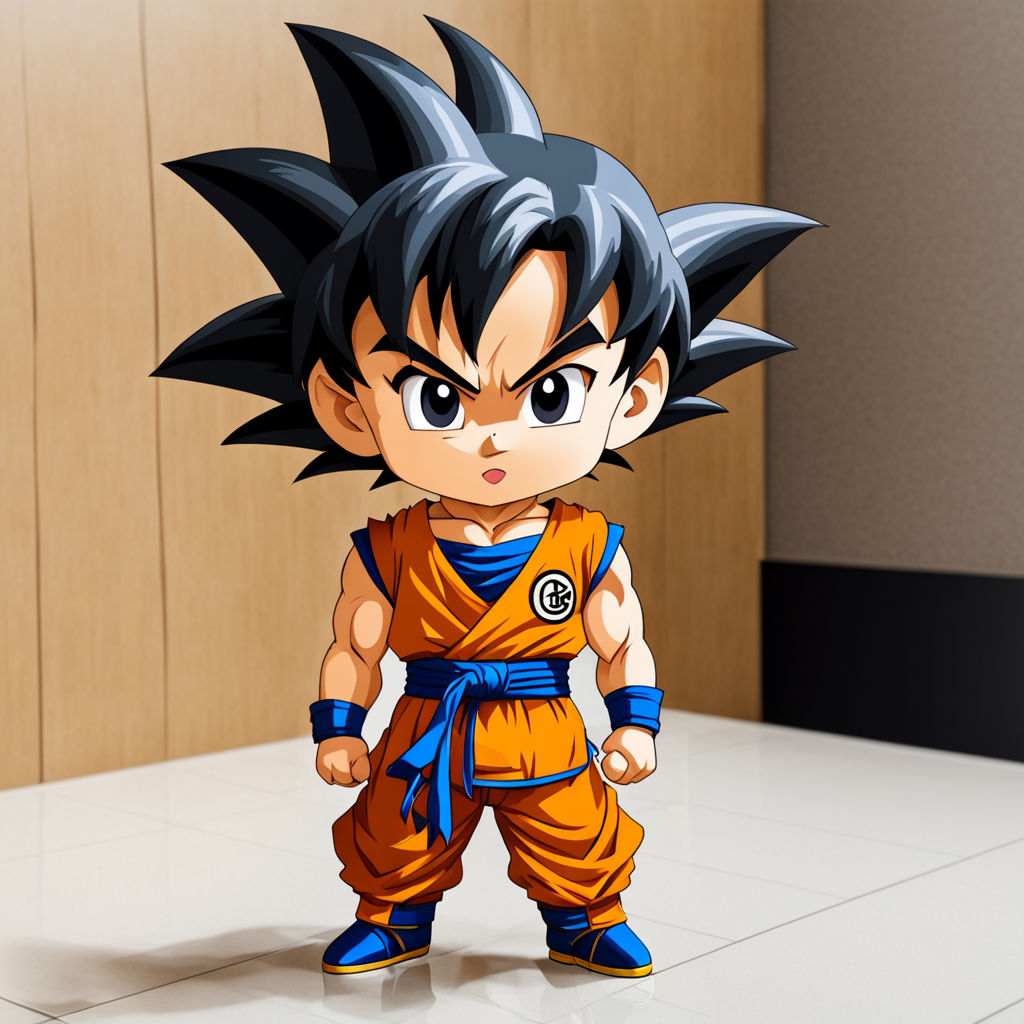Chibi Goku from Dragon Ball against Thailand by THANAPAT SANGASI ...