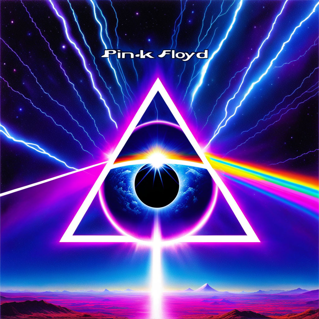 "PINK FLOYD" text on album cover by ZenMasterJay - Playground