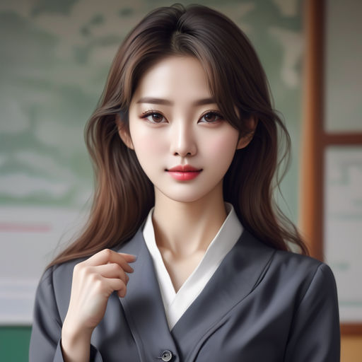 A beautiful Korean female teacher by A - Playground