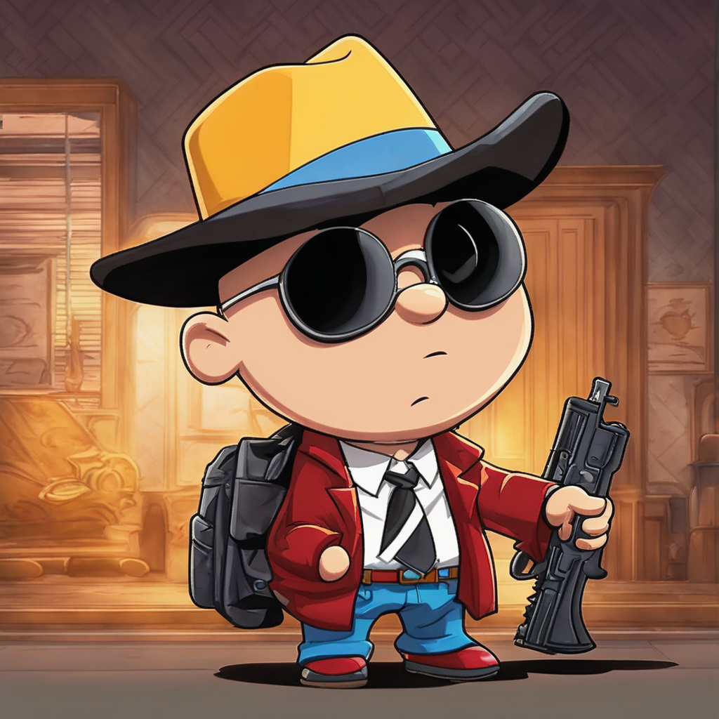 Stewie griffin from family guy dressed as a gangster by Joshua Shelley ...