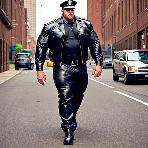 (8 foot tall big 500 pound giant massive bodybuilder cop by Mitch35935 ...