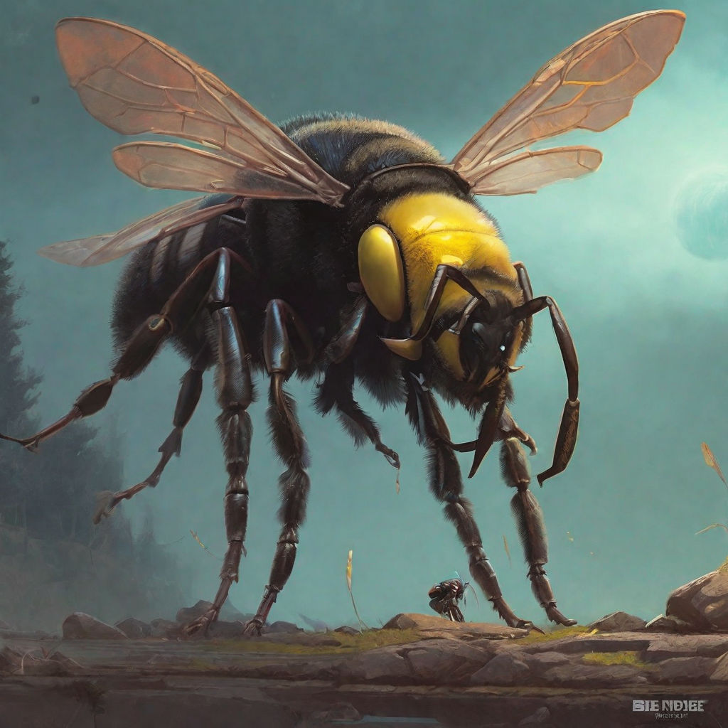 An alien bee by James Minogue - Playground