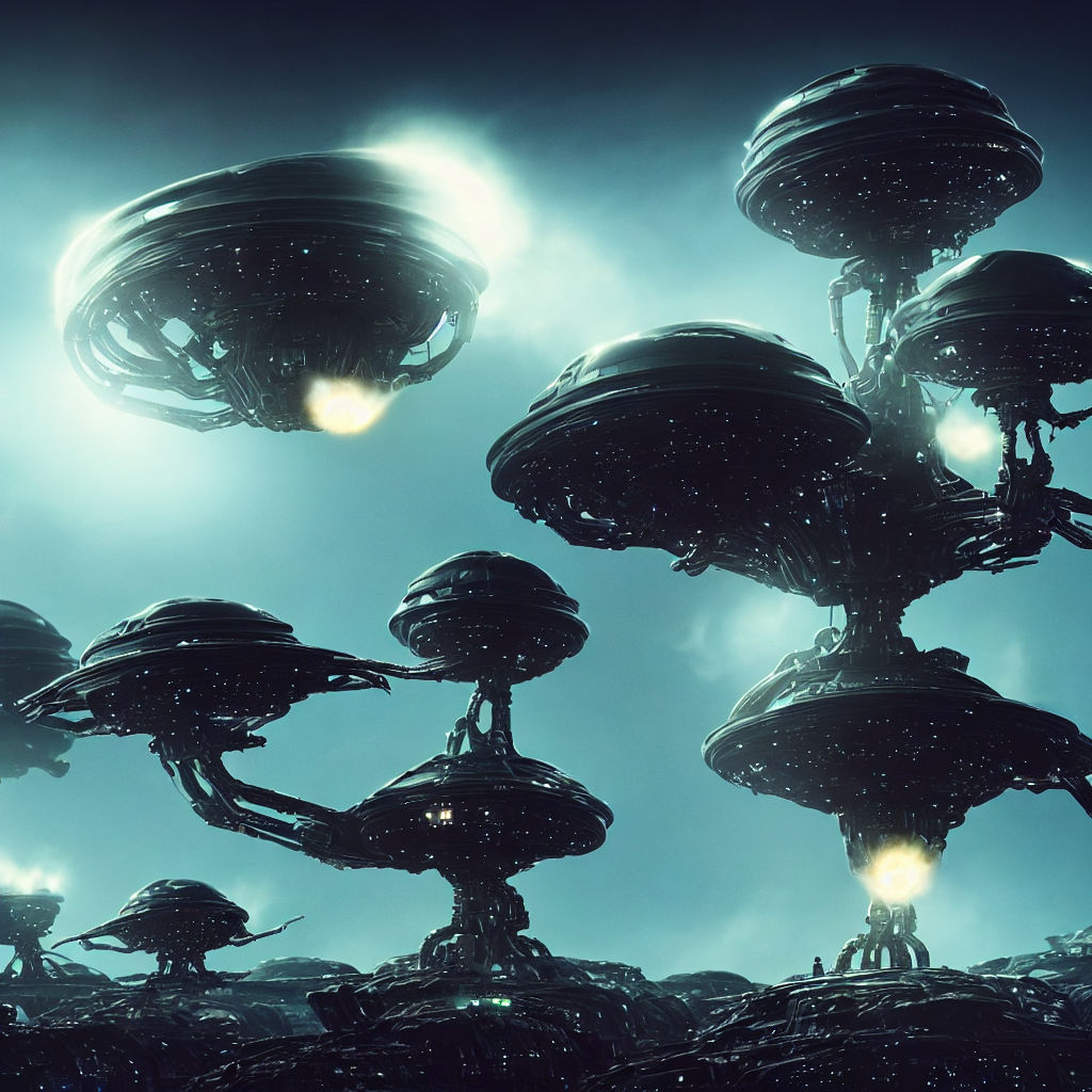 Wide variety of alien structures by Rich Swavy - Playground