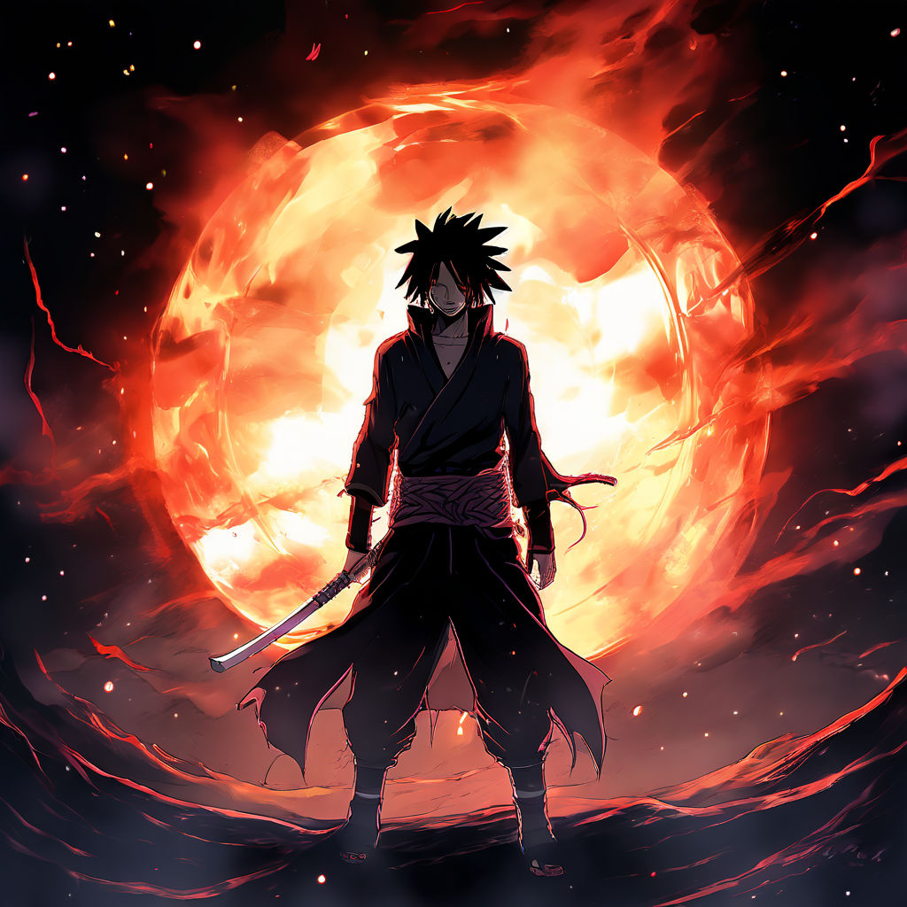 Sasuke Uchiha in mid-action stance by 001 atelier - Playground Sasuke Uchiha in mid-action stance by 001 atelier - Playground