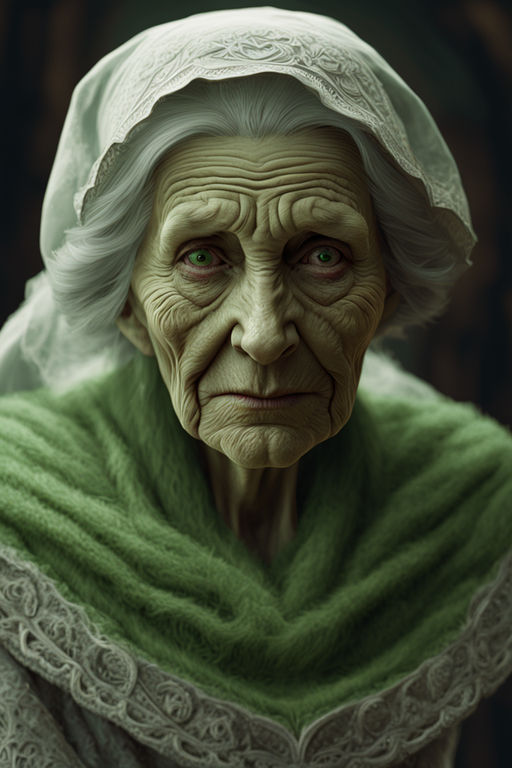 The terrifying old woman half-witch is green by Keluarga Madangkara ...