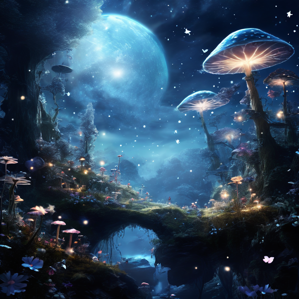 If fairies lived in space by GlimpseMaster - Playground
