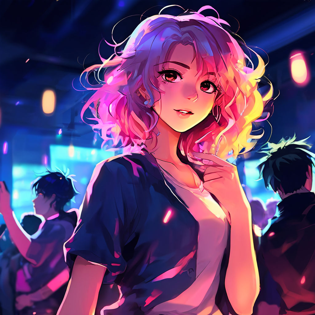 Draw in an anime style a club by Аглая М - Playground