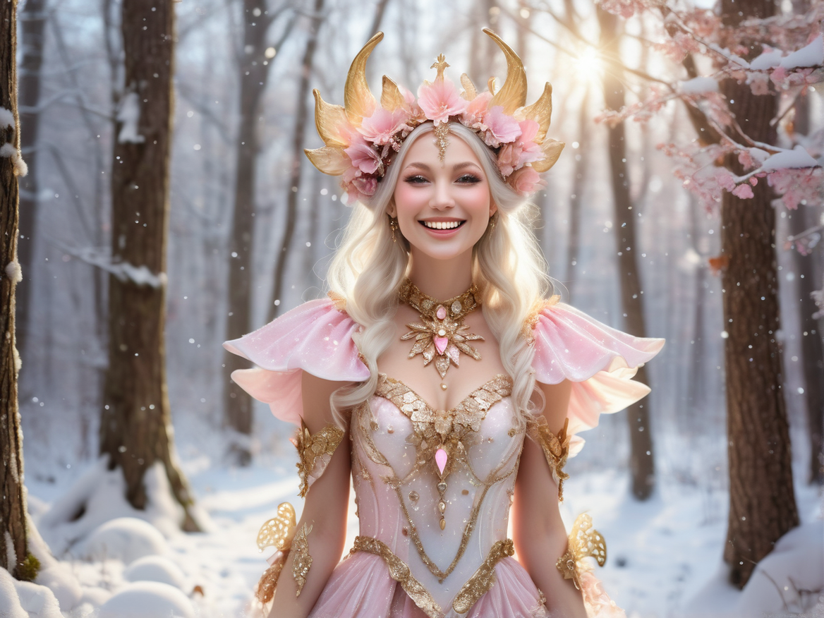 Elf lady with pointed ears by Deborah Bailey - Playground