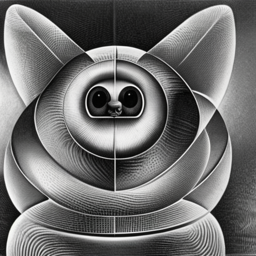 The instrument of life a closeup portrait of cute animal wit... by ...