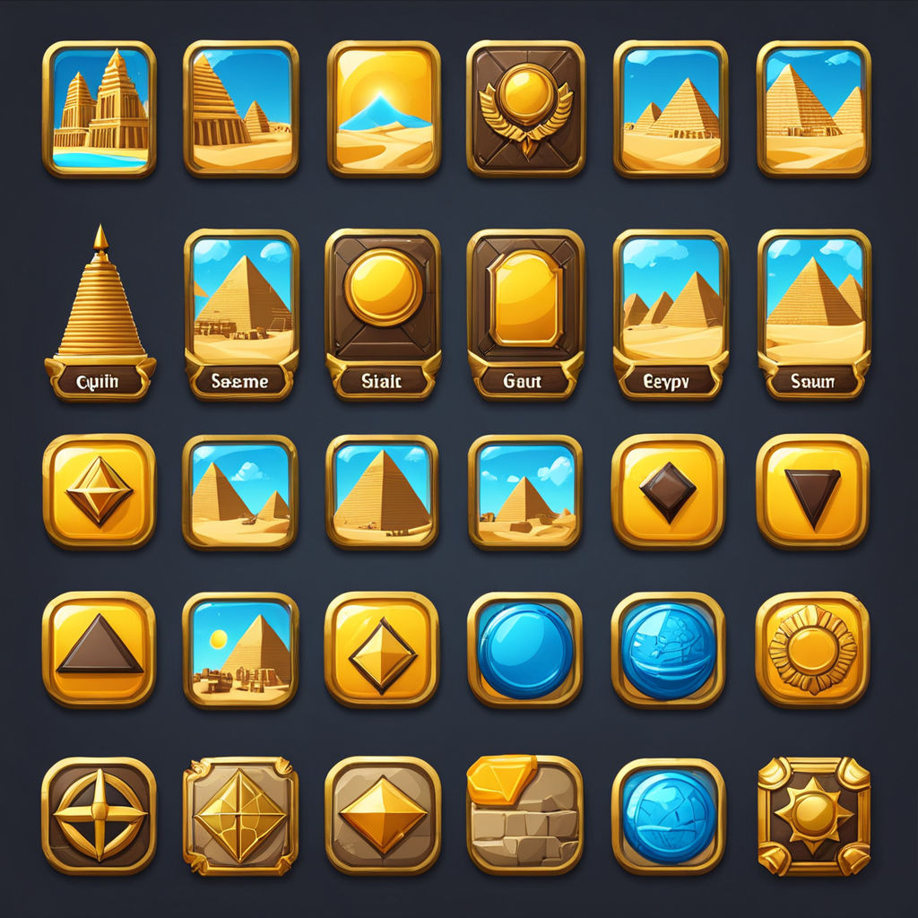 Game gui menu assets sprites widgets buttons quit resume egy... by ...