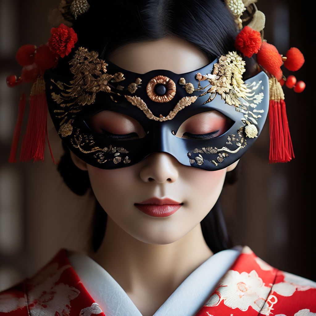 Eye mask inspired by Japanese tradition by tom 8120 - Playground