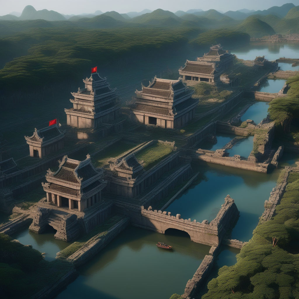 Ancient Roman fleet's military base situated in old Vietnam by Andrey ...