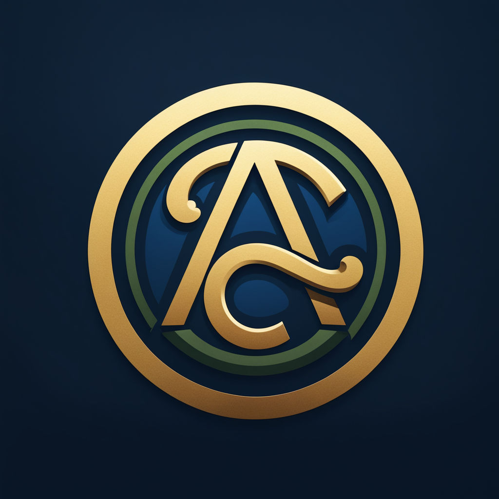 Crear logo con las iniciales C. y A con fondo blanco y colo... by ...