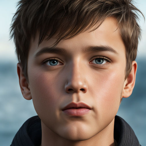 Boy face by 박예나 - Playground