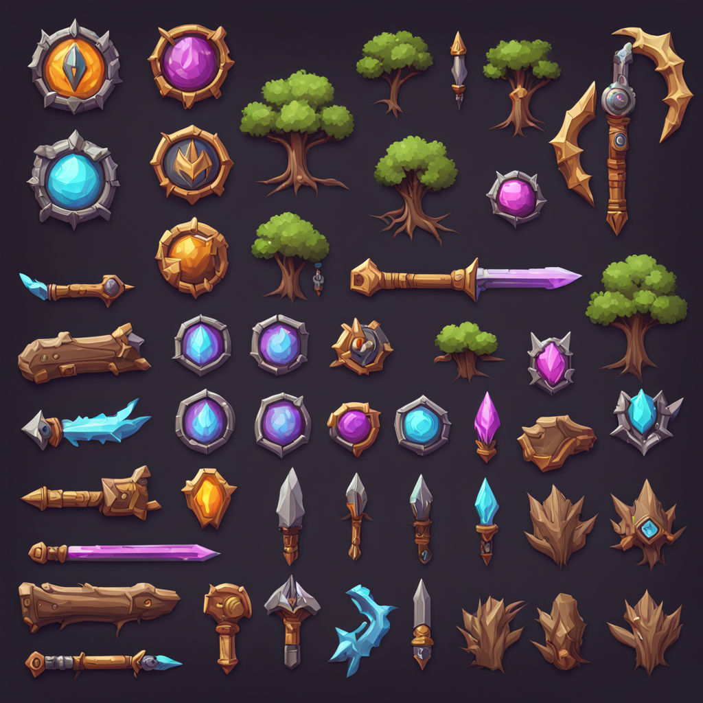 A playful rpg game UI by Benjamin Shepherd - Playground