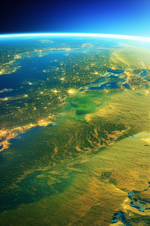 A close-up shot of earth (((((((((( Aerial View )))))))))) by Mind Shop ...