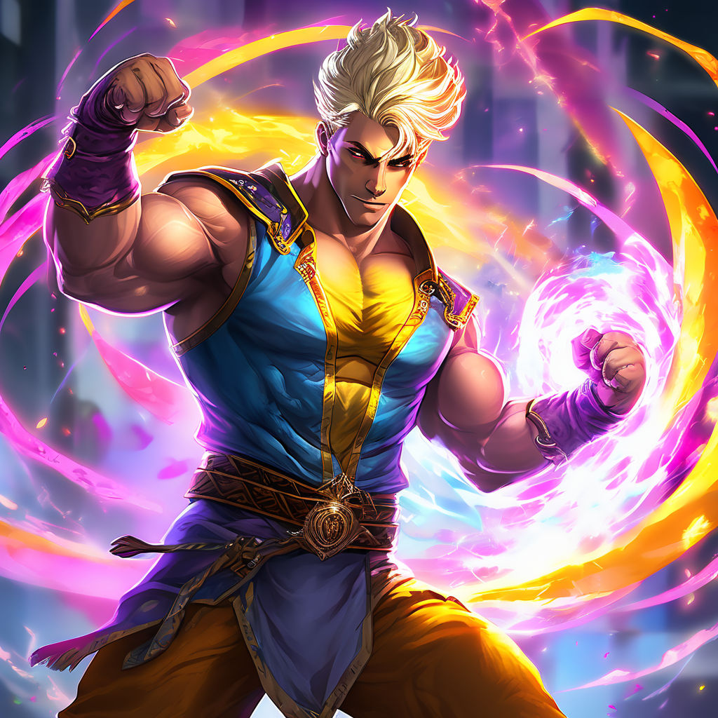 Arcane fist monk by Nevin - Playground