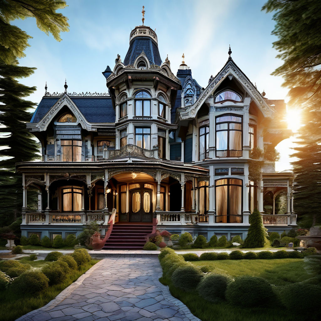 Victorian mansion with layout by Amy Heart - Playground