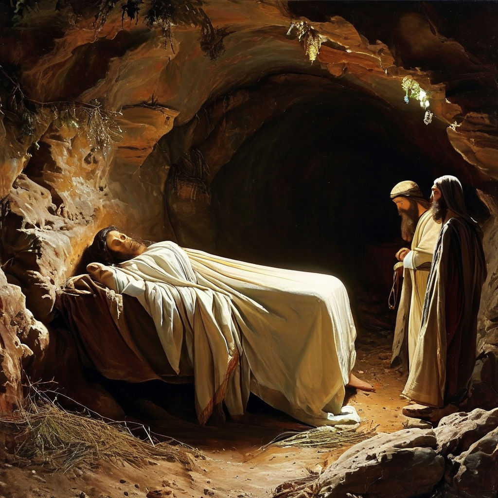 Burial of jesus in the tomb by Romierre Angelo Noche - Playground
