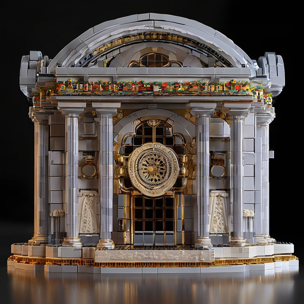 3d model from lego bricks. Custom lego bricks by Jeka Drobysh - Playground