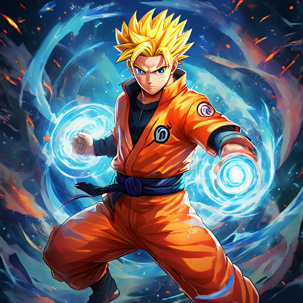 Naruto Uzumaki dons a Dragon Ball Z costume by 현우이 - Playground