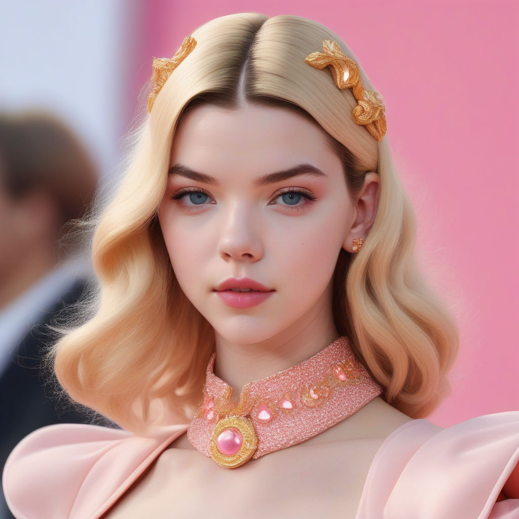 Anya taylor-joy dressed as nintendo princess peach by Darth Wookiee ...