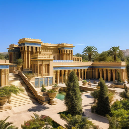 North Palace of King Nebuchadnezzar II by Larry Slater - Playground