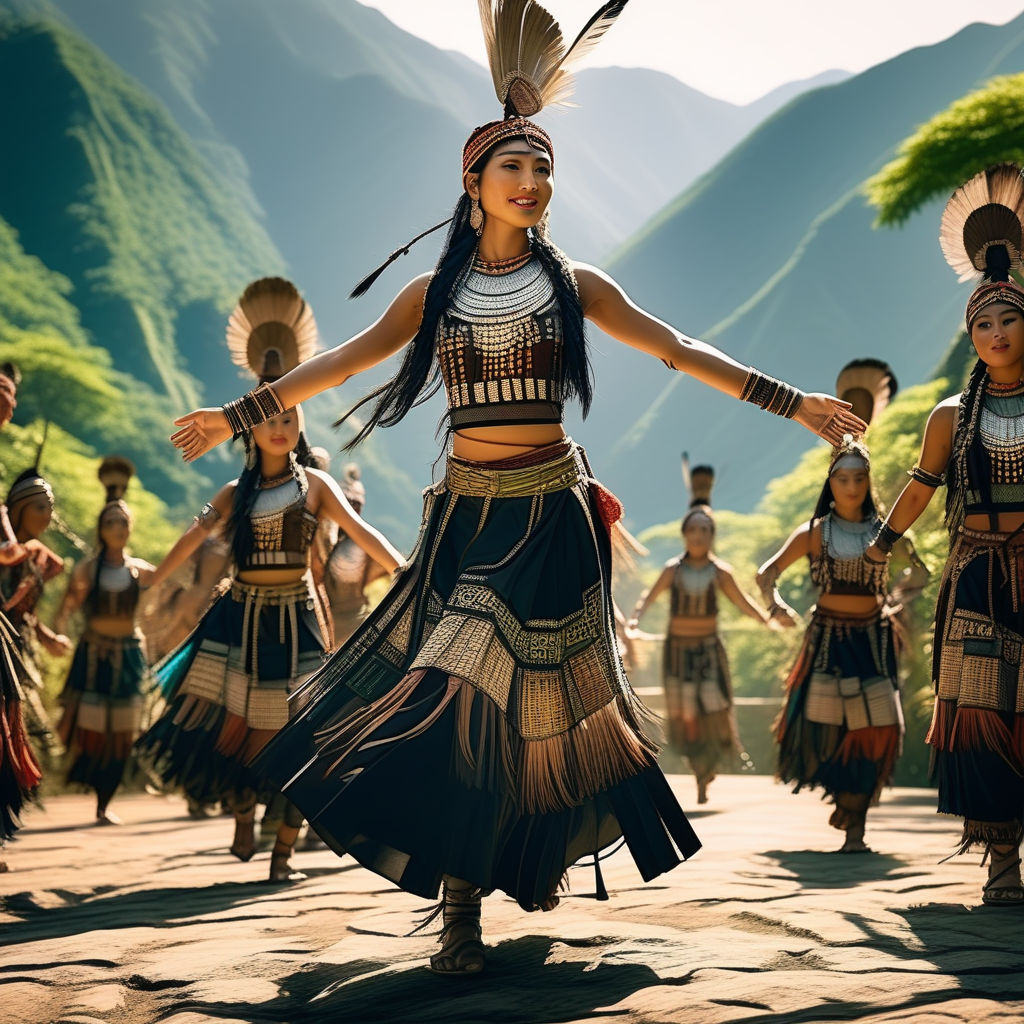 Amis tribe indigenous people of Taiwan by Fufu Chen - Playground