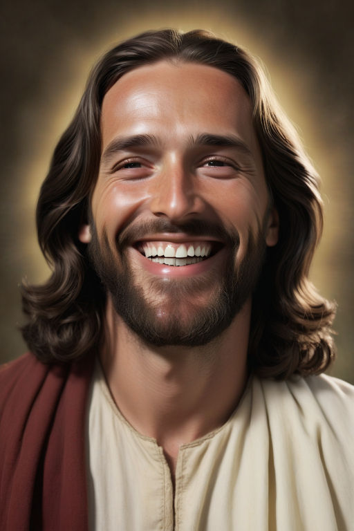 Jesus smiling by Bryan Leonidas Contreras Coca - Playground