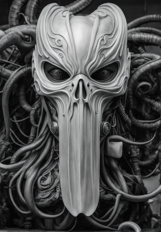 Mask of cthulhu designed by Hr Giger inspired stranger thing... by ...