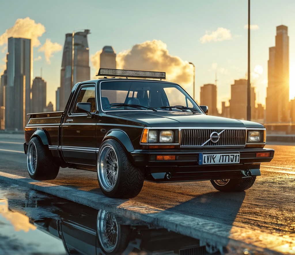 Ultra HD photo of a 1980 Volvo and Toyota truck mix by Jessy Charlebois ...