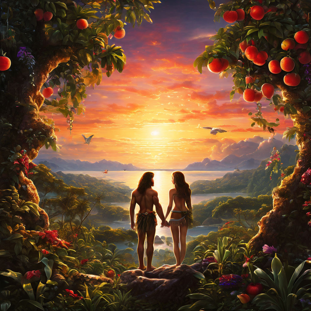 Adam And Eve In Paradise By Maria De Fatima Da Silva Alves Paulino Playground 