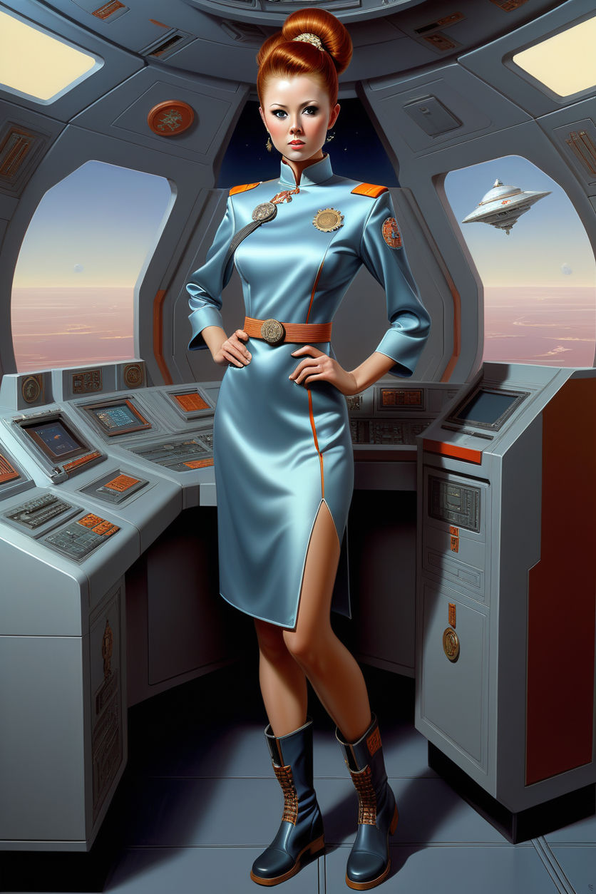 Star ship scene by r crumb by PaulC - Playground