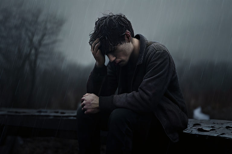 The saddest person in the world by Vikas Gond - Playground