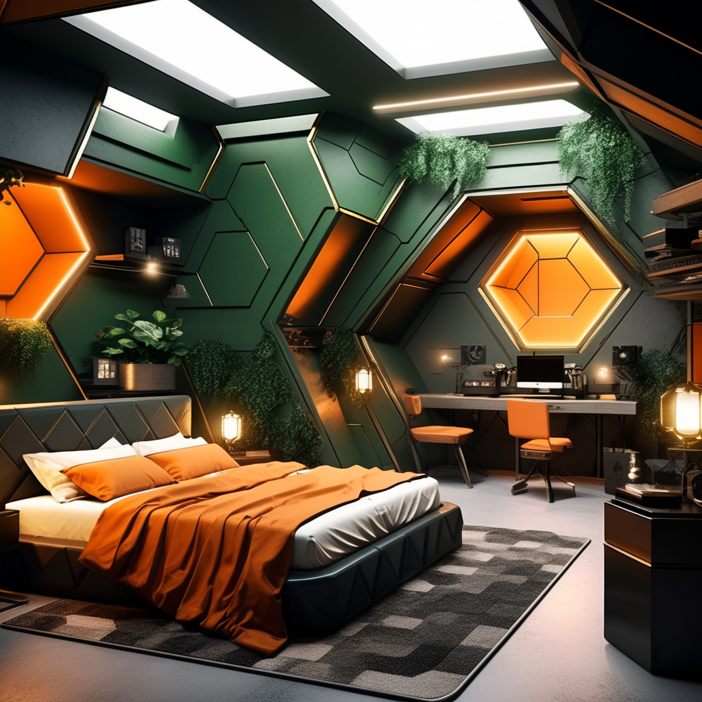 Post apocalyptic underground fortified bunker hexagon theme ... by Guia ...