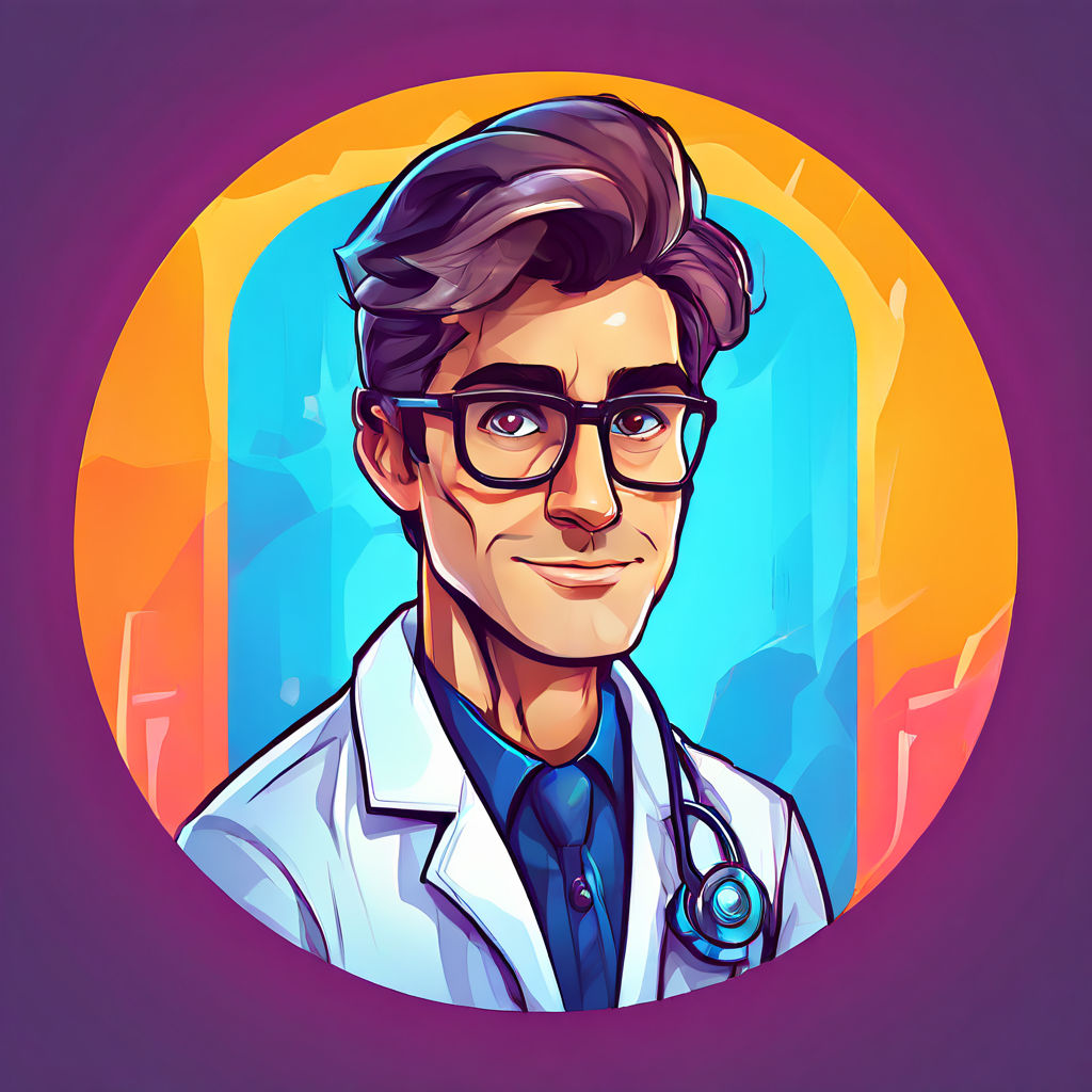 Cartoonish doctor icon by Amany Salah - Playground
