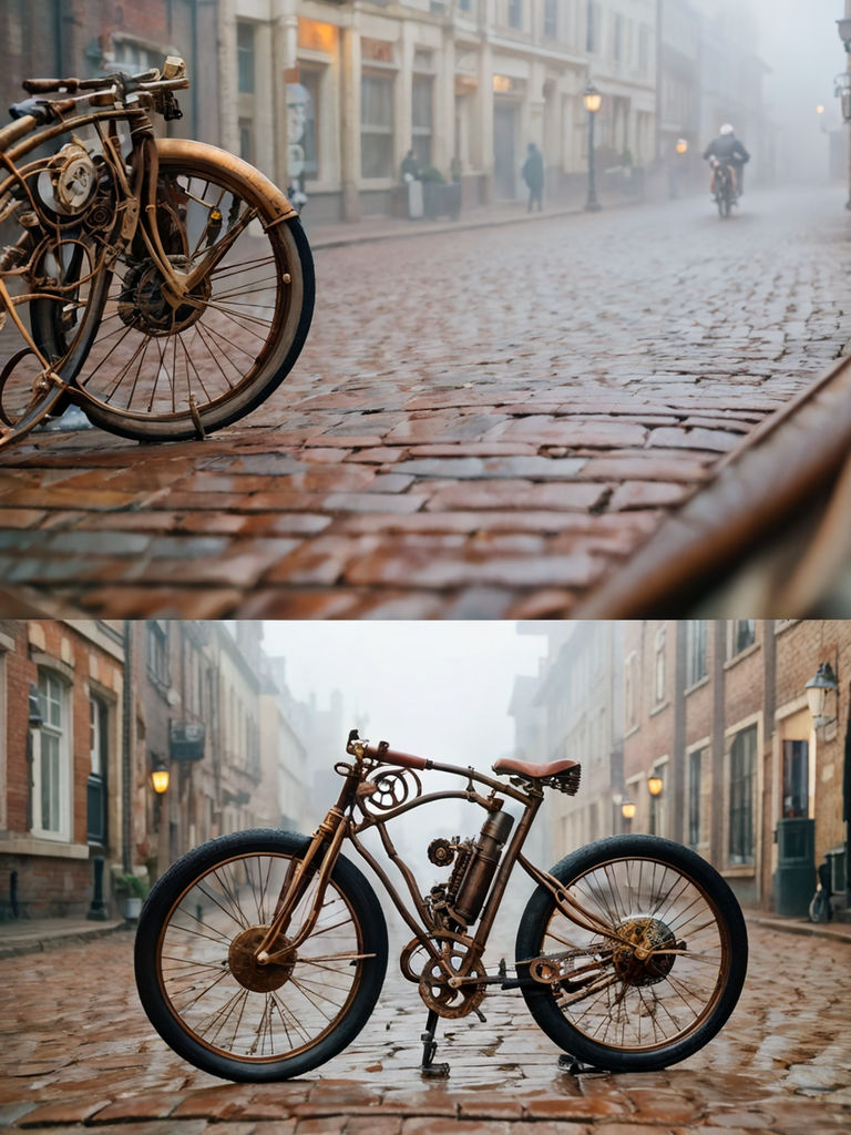 A meticulously detailed steampunk bike by LE4012024 WAN WAN - Playground
