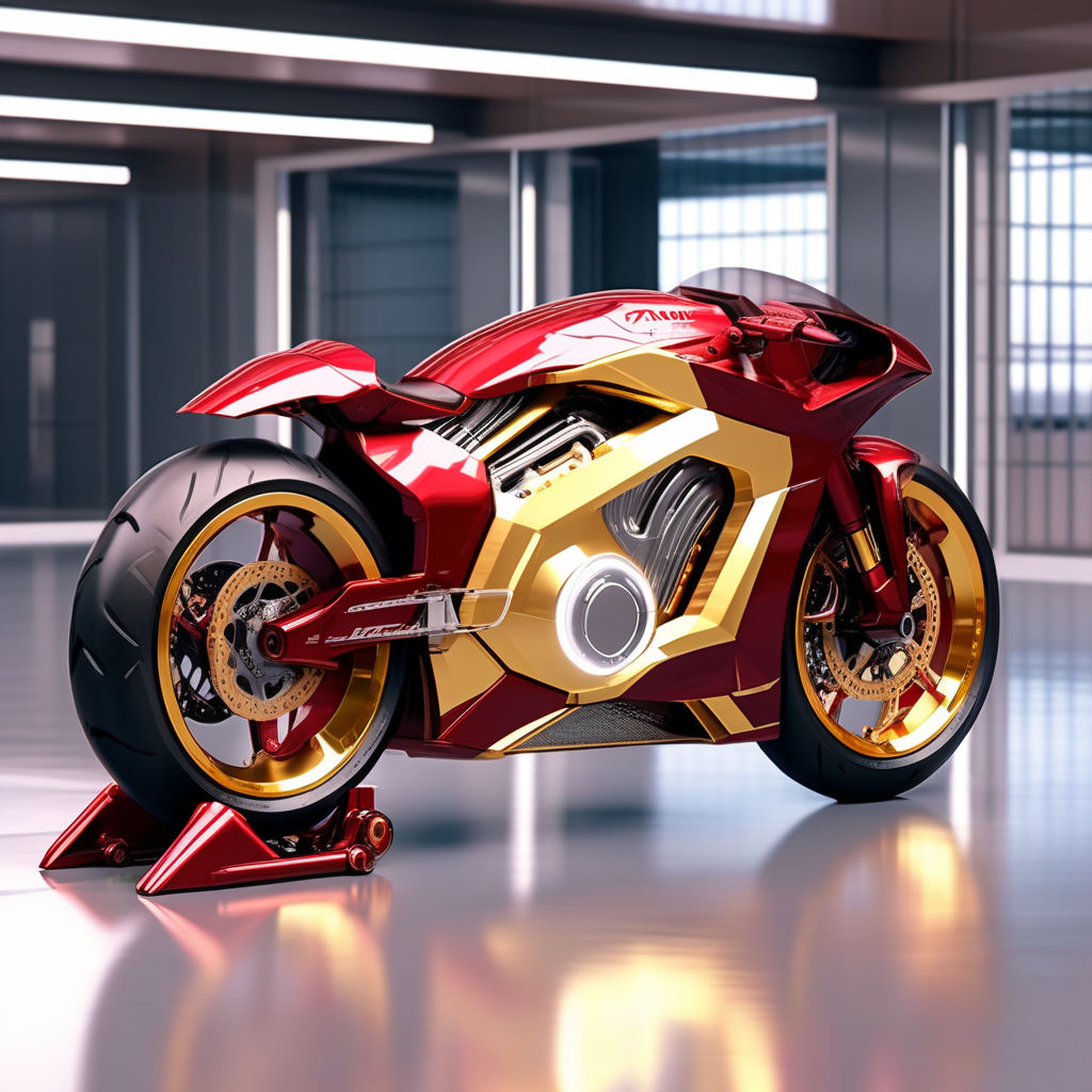 Iron Man-inspired motorcycle by Vansh Baba - Playground