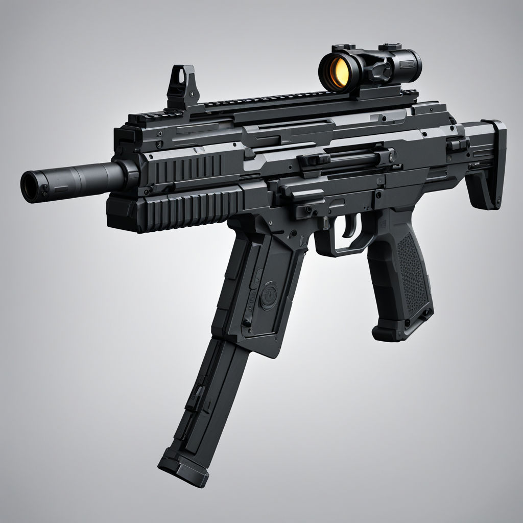 Low poly bullpup vector M7 caseless submachine gun by Samson Scheffel ...