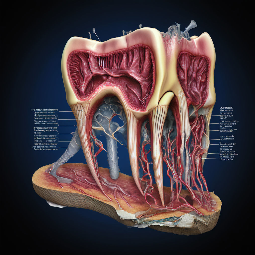 In-depth illustration of dental anatomy by Arez Salm - Playground