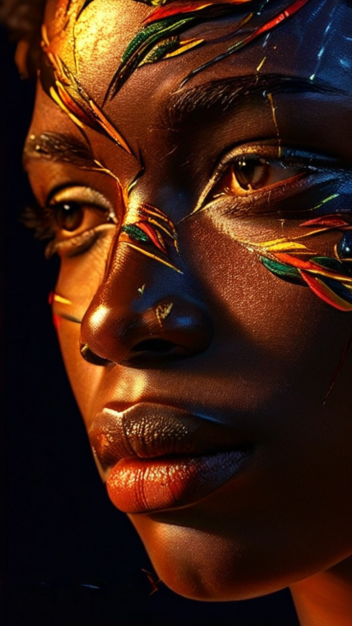 "a person's face by caley kim - Playground