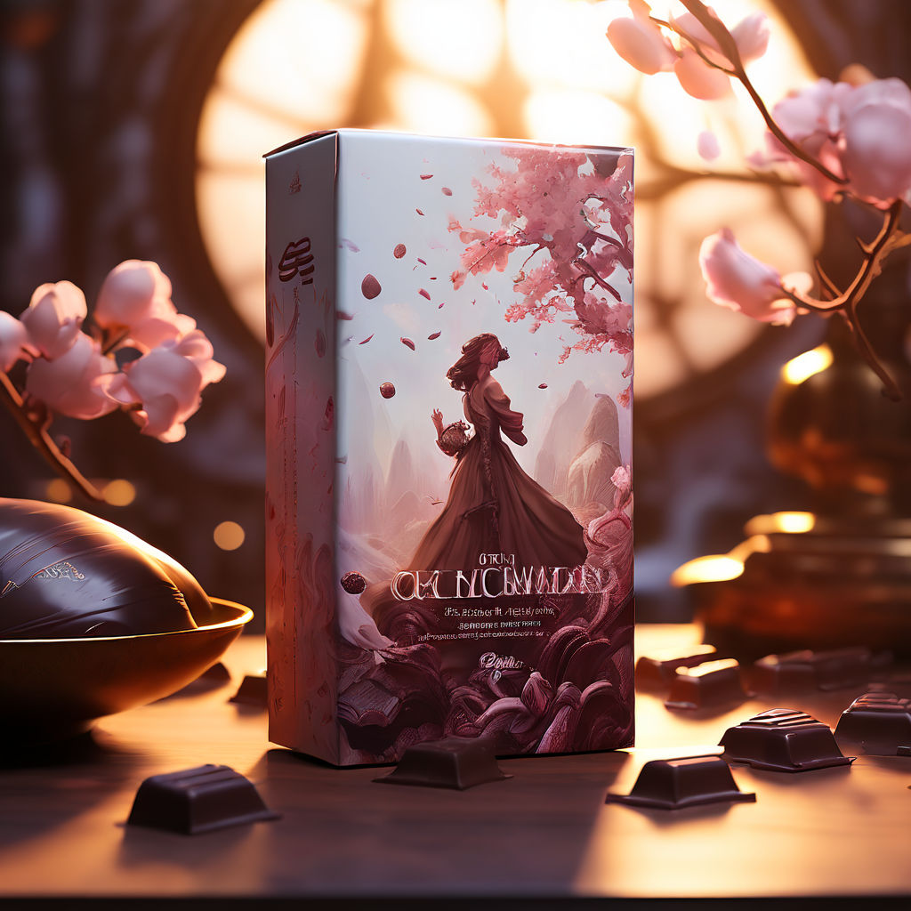 Chocolate packaging design featuring pristine white backgrou... by ...