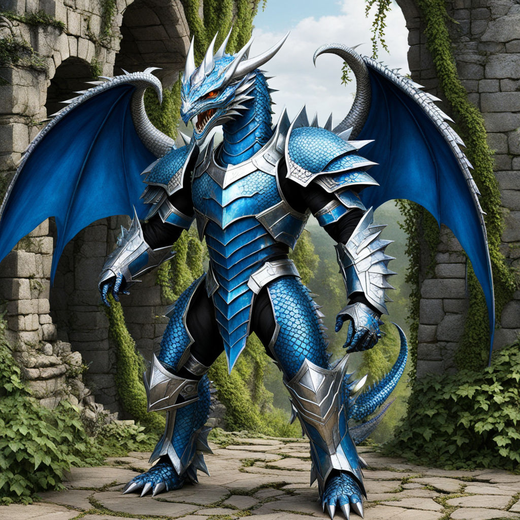 Blue dragon by Peter Pal - Playground