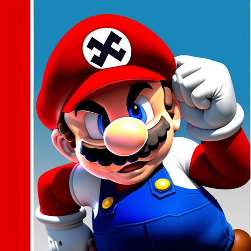 Super Mario with the Nazi's and Adolf Hitler by hivhujaja - Playground