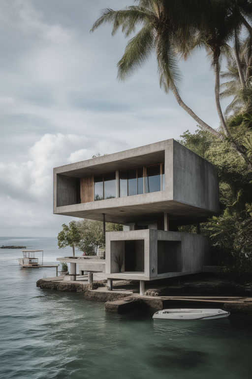 A small modern house in isolated tiny island by Hendry Greenwood ...
