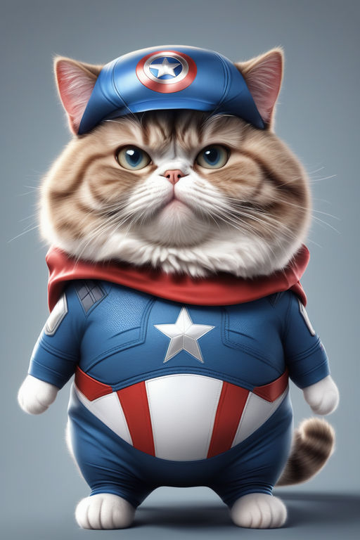 Cute fat cat by RP D - Playground