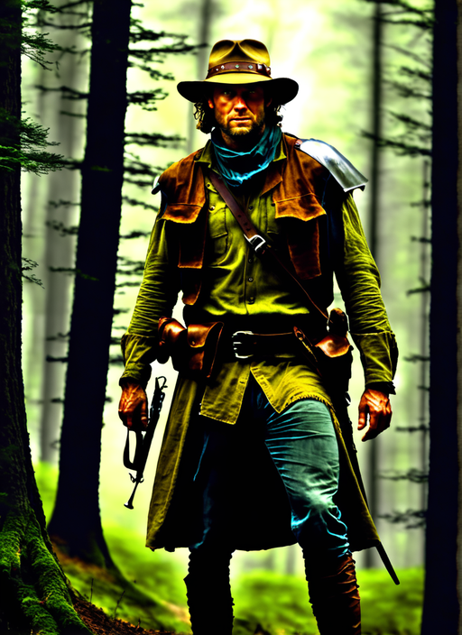 Fantasy human man bandit forest ranger by Jason Korzelius - Playground